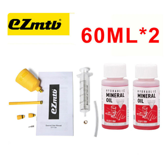 EZMTB Brake Bleed Kit - Shimano Basic- 2 Bottle Mineral Oil only ...